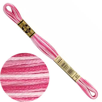 DMC Moulin Sp cial Embroidery Thread 48 Indian Rose Ombre 8m